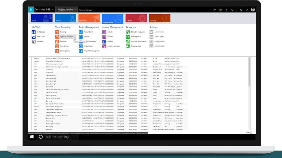 Approval Manager app for project management in Microsoft Dynamics 365 ...