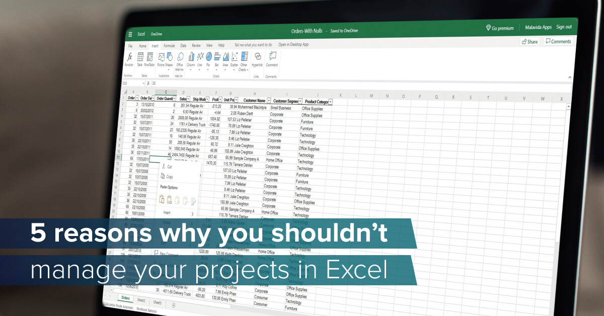5 reasons why you shouldn’t manage your projects in Excel | proMX