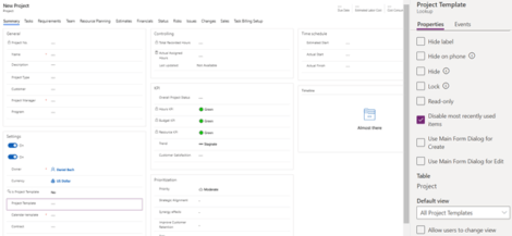 Project Templates in Dynamics 365 Project Operations | proMX